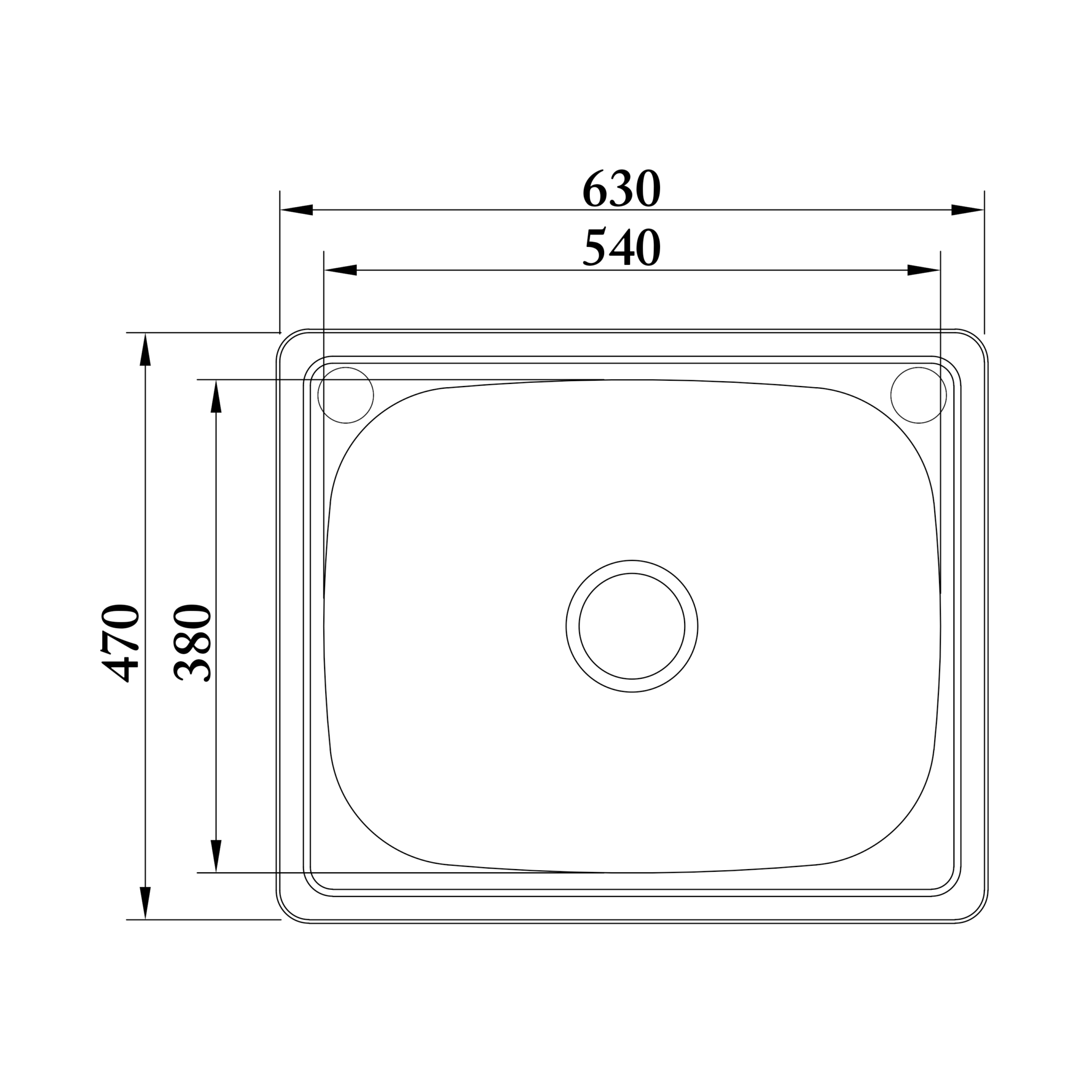 Sofia 630x470x240 mm Insert Laundry Trough - 47 litre in Melbourne ...
