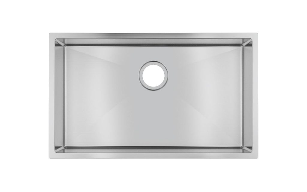 762*457mm Stainless Steel Hand-made Single Bowl Kitchen Sink in ...
