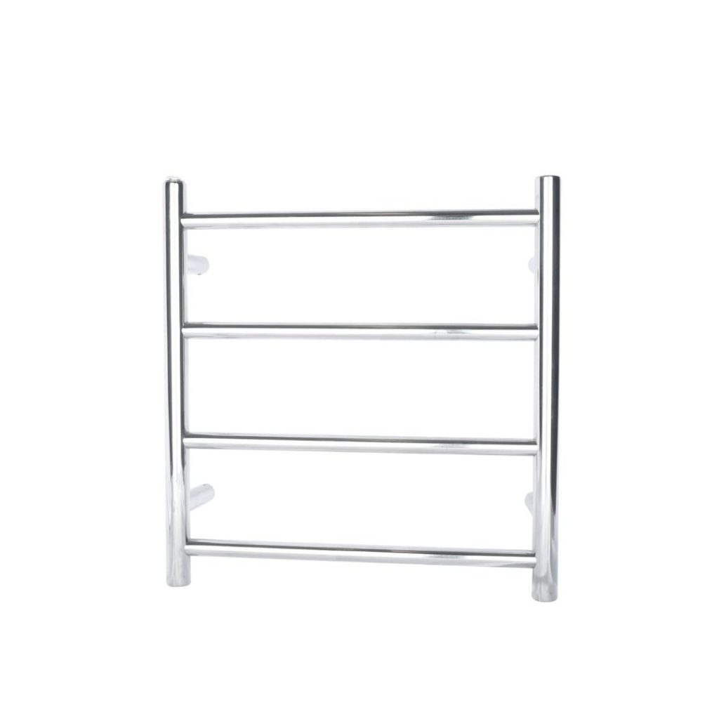 Round Chrome Electric Heated Towel Rack 4 Bars in Melbourne | Topware