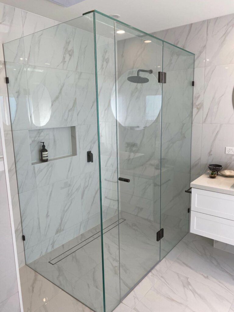 Pivot Door Frameless GEM B Front Panel Only Shower Screen in Melbourne ...