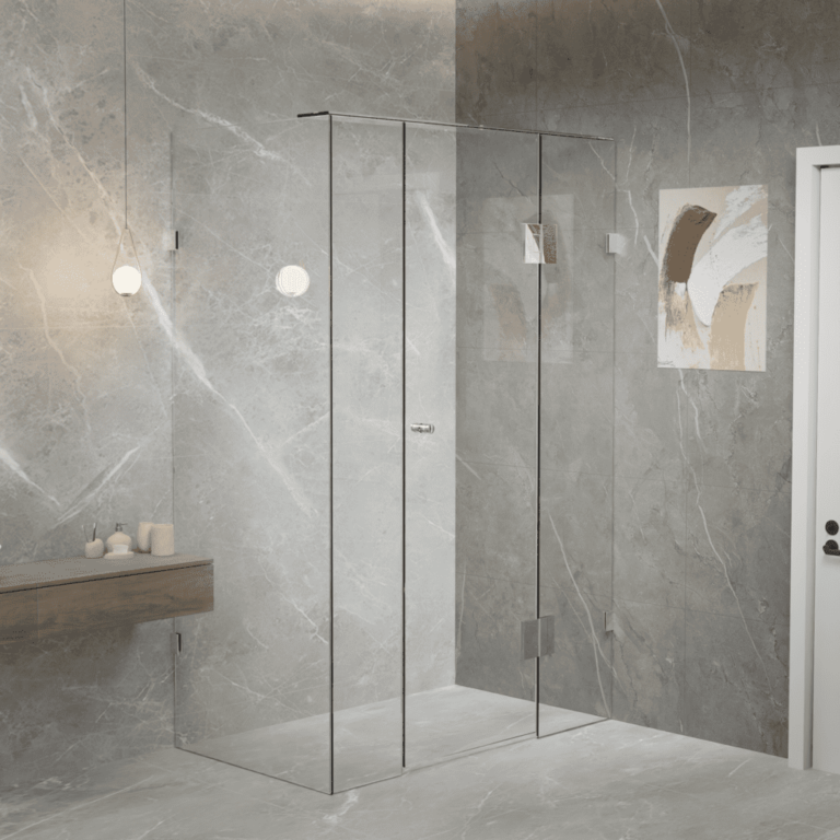 Pivot Door Frameless GEM B Front Panel Only Shower Screen in Melbourne ...