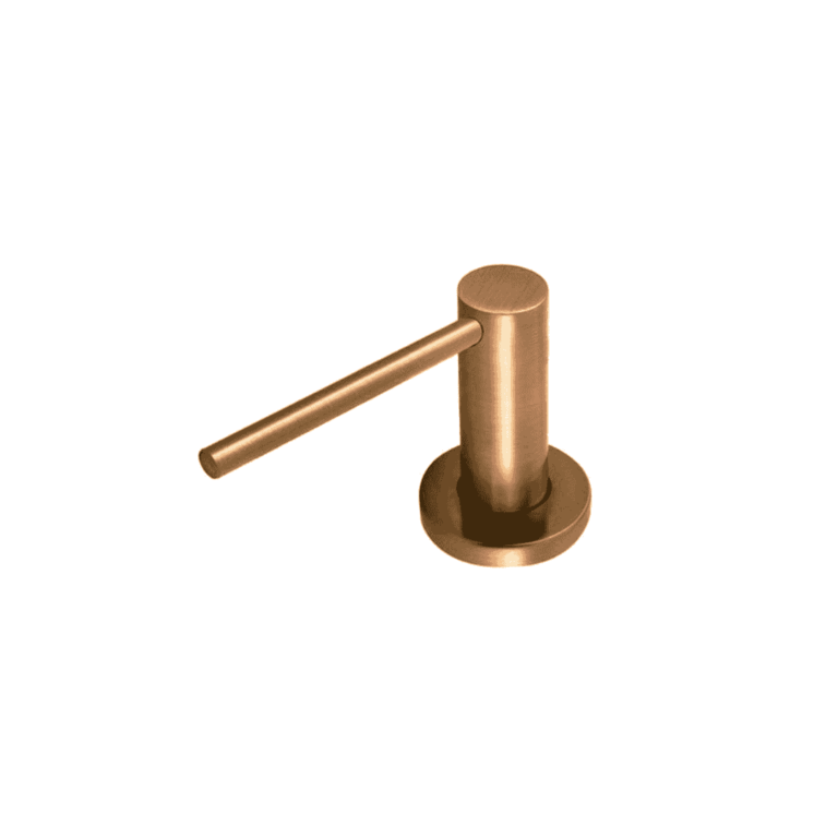 Round Soap Dispenser in Lustre Bronze in Melbourne | Topware