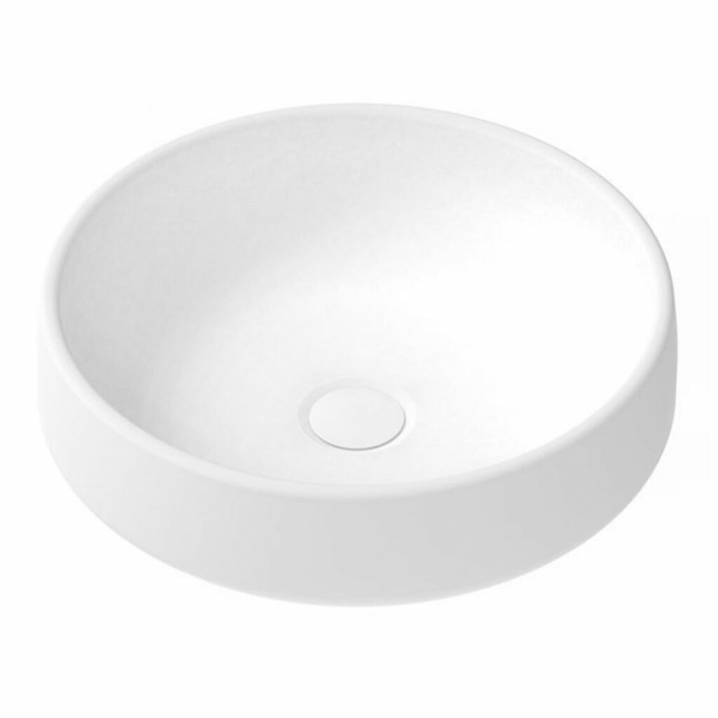Jean Sea Salt 400mm wide Concrete Counter Top Basin in Melbourne | Topware