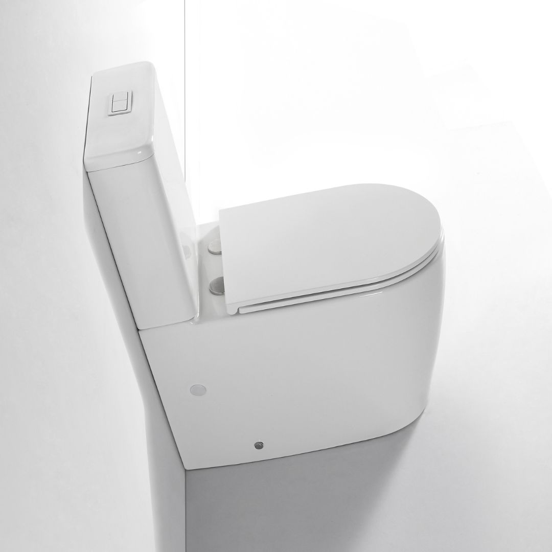 Prime Tornado & Rimless Comfort Height Back to Wall Toilet Suite ...